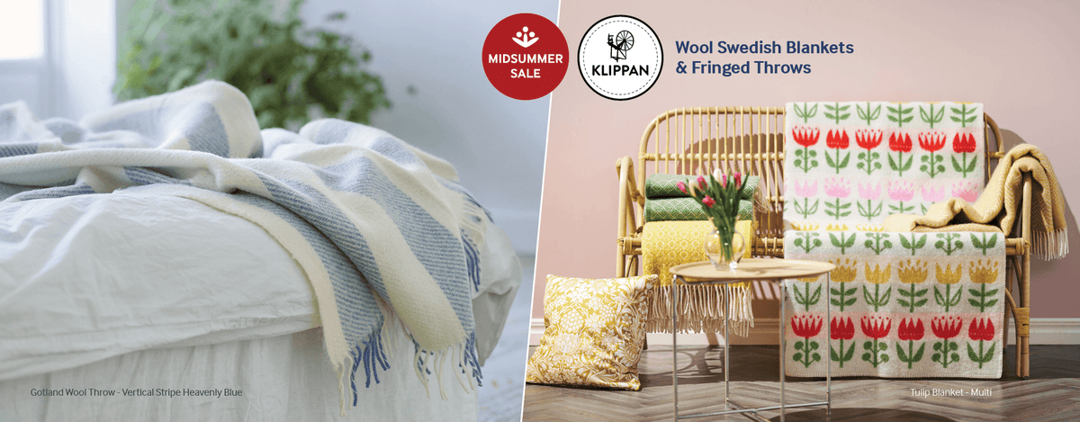 Klippan - Beautiful and Natural Swedish Blankets & Throws – FJØRN ...