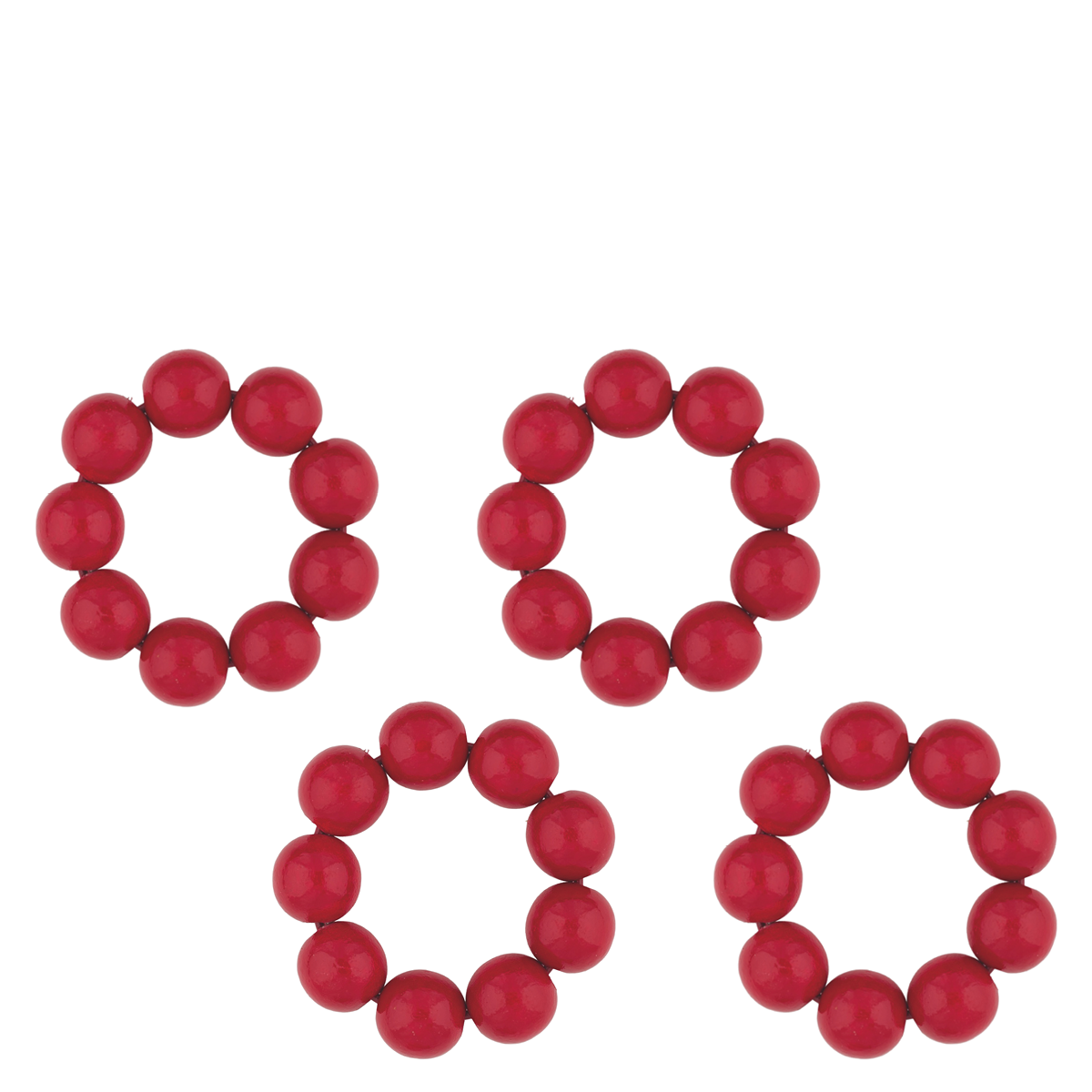 Candle Rings of Red Berries, Set of Four – FJØRN Scandinavian
