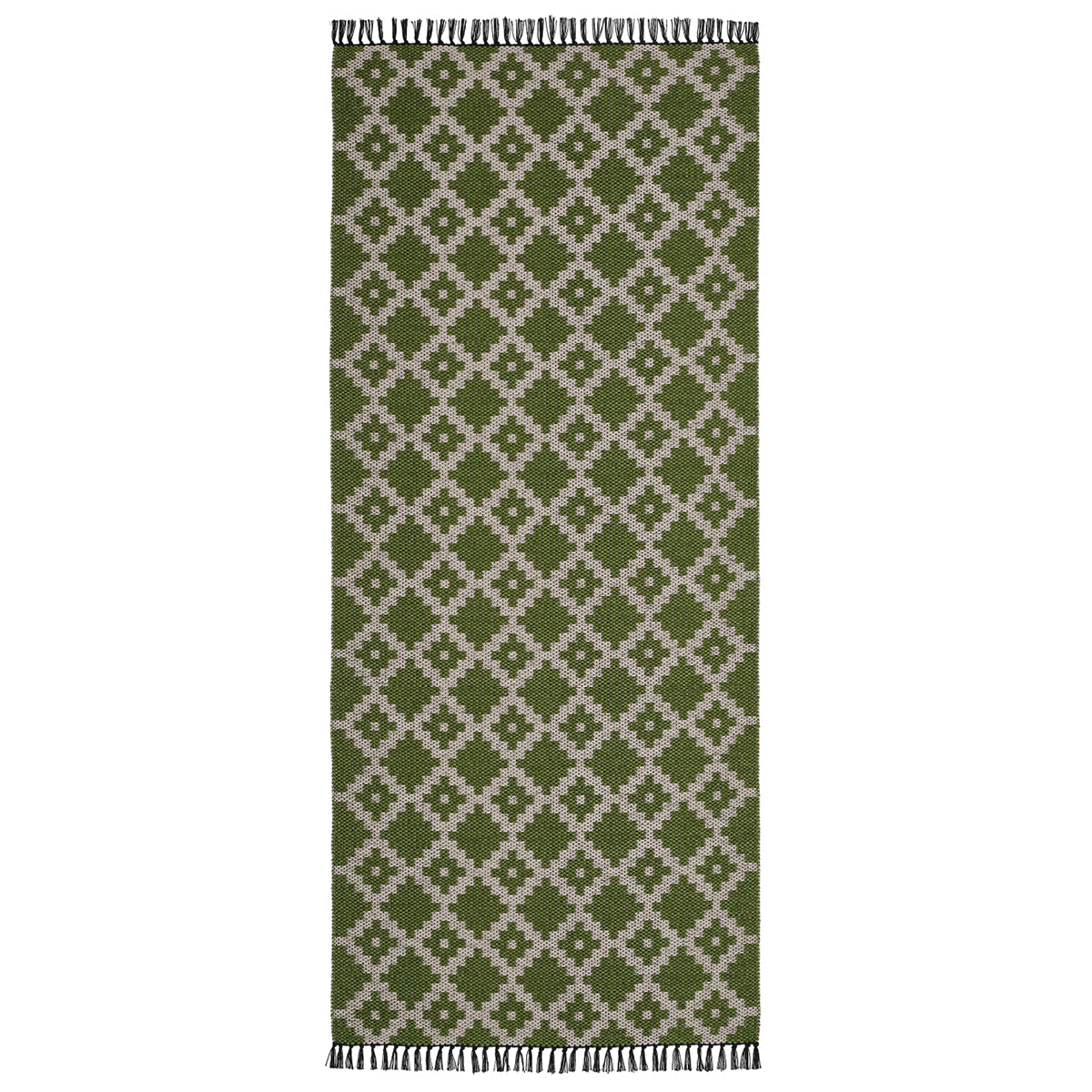 Leia Indoor / Outdoor Swedish Woven Plastic Runner Rug, Six Sizes in E ...