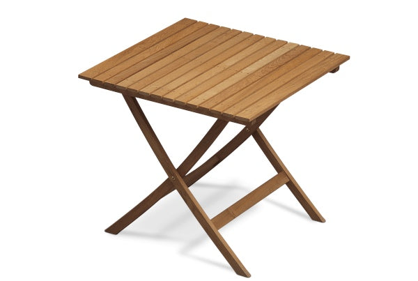 Selandia Folding Table, Teak - 30" x 30" – FJØRN Scandinavian